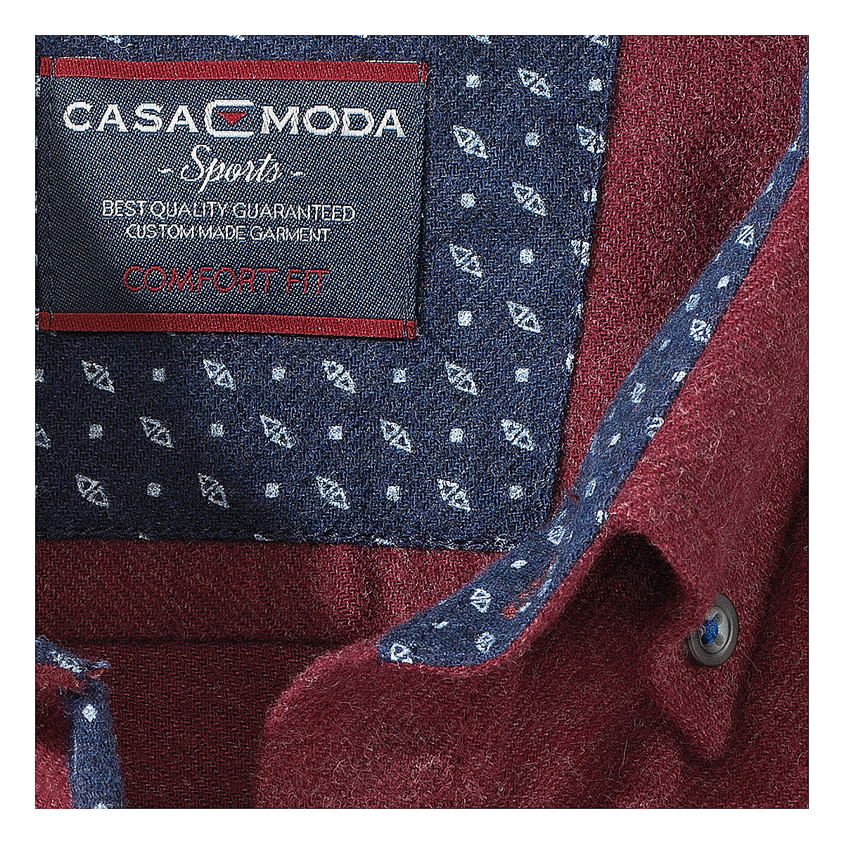 Casa Moda | Baumwoll-Hemd Cashmere Feeling | Button-down Kragen ...