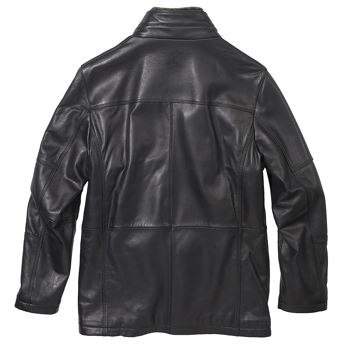 Trapper | Lederjacke Lamm-Nappa | Farbe schwarz | Größenspezialist ...