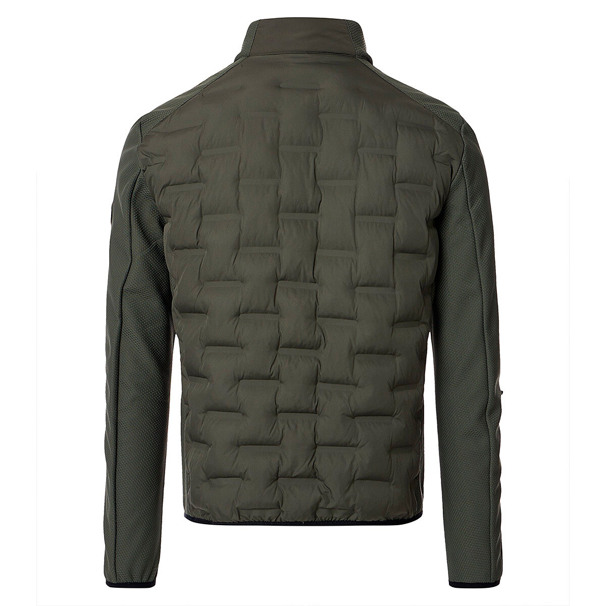 Casa Moda | Steppjacke im Material-Mix | Stepp mit Softshell | Oliv ...