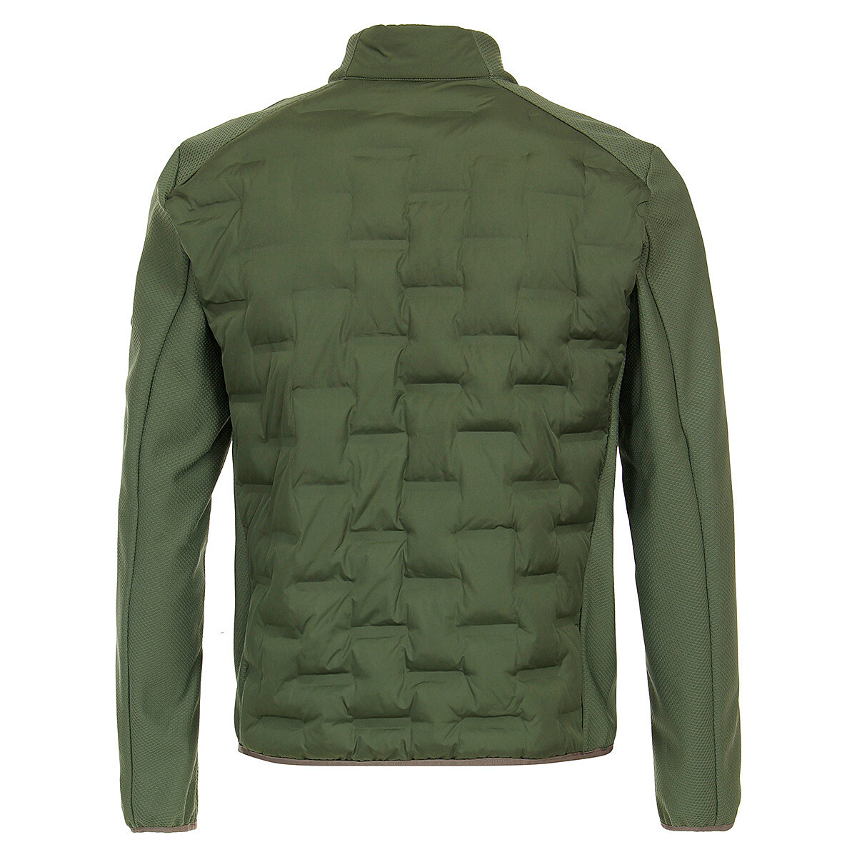 Casa Moda | Steppjacke im Material-Mix | Stepp mit Softshell | Oliv ...