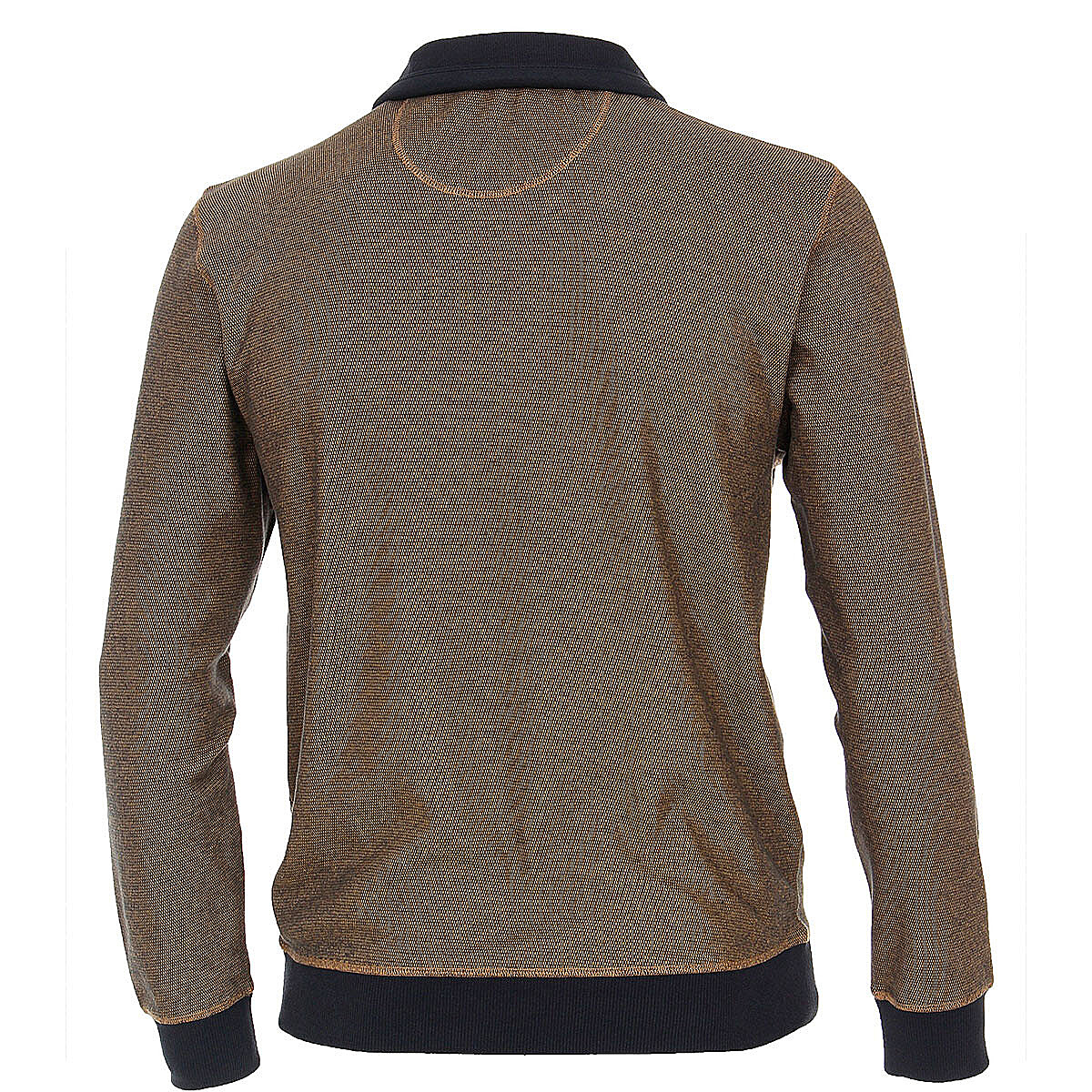 Casa Moda | Sweat Shirt | Troyer Kragen | Baumwolle | Ocker ...