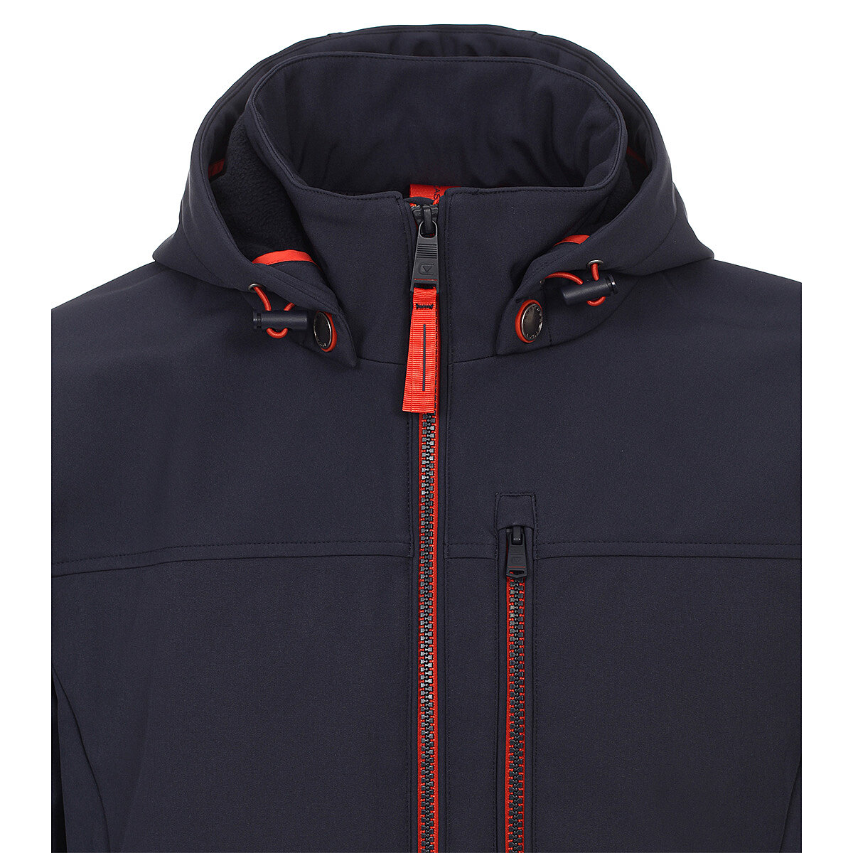 Casa Moda | Softshell-Jacke | Abnehmbare Kapuze | Dunkelblau | Größenspezialist Männermode